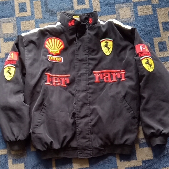 Ferrari | Jackets & Coats | Ferrari Racing Jacket With Logos | Poshmark